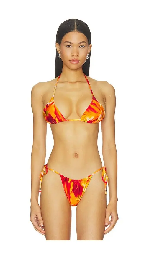 VDM Blair Reversible Top In Multi - Sunburst