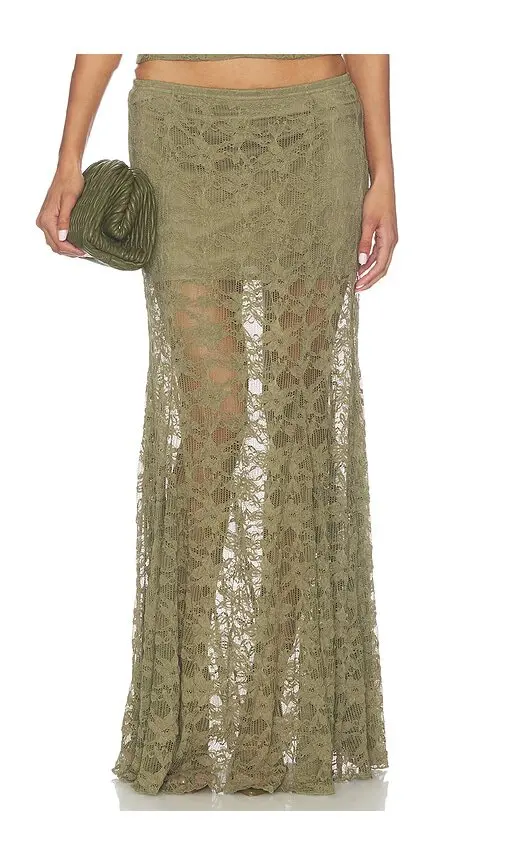 Steve Madden Mirabel Skirt In Green