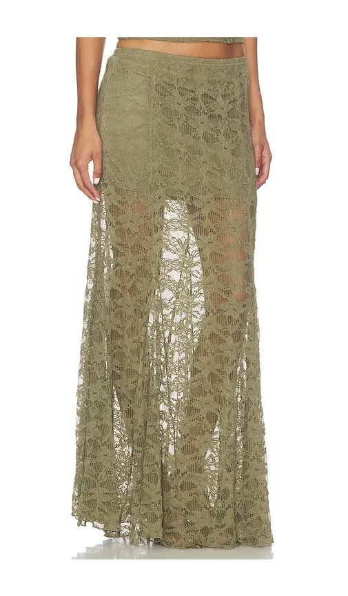 Steve Madden Mirabel Skirt In Green