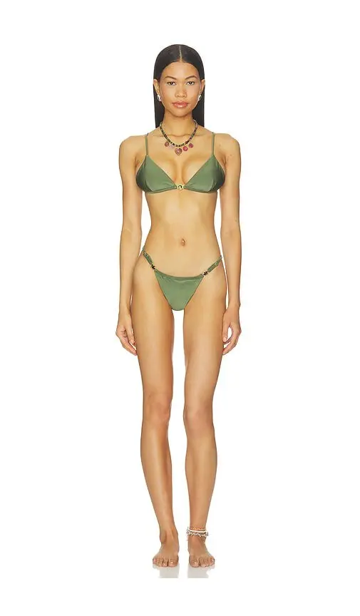 BANANHOT Emi-lynn Bikini Bottom In Olive