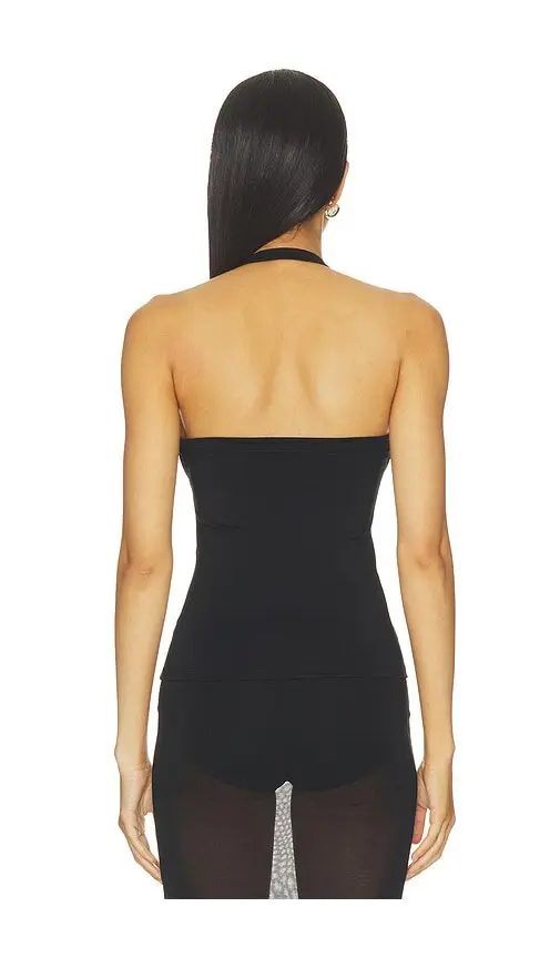 BARELOOM Halter Neck Ribbed Tank
