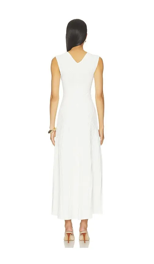 Cult Gaia Maia Ribbed Ponte Midi Dress