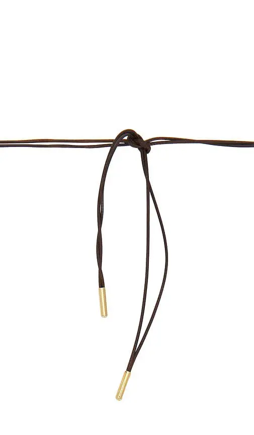 Éliou Moku Wrap Necklace In Brown