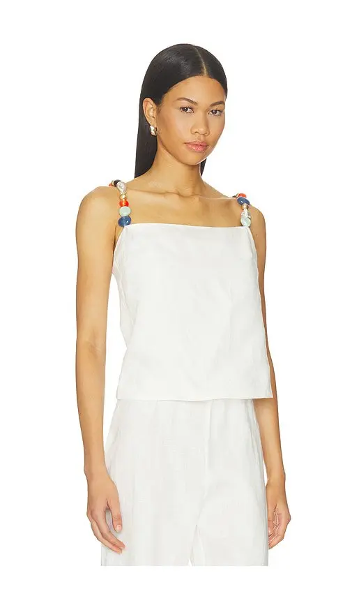 Cult Gaia Eira Top In White