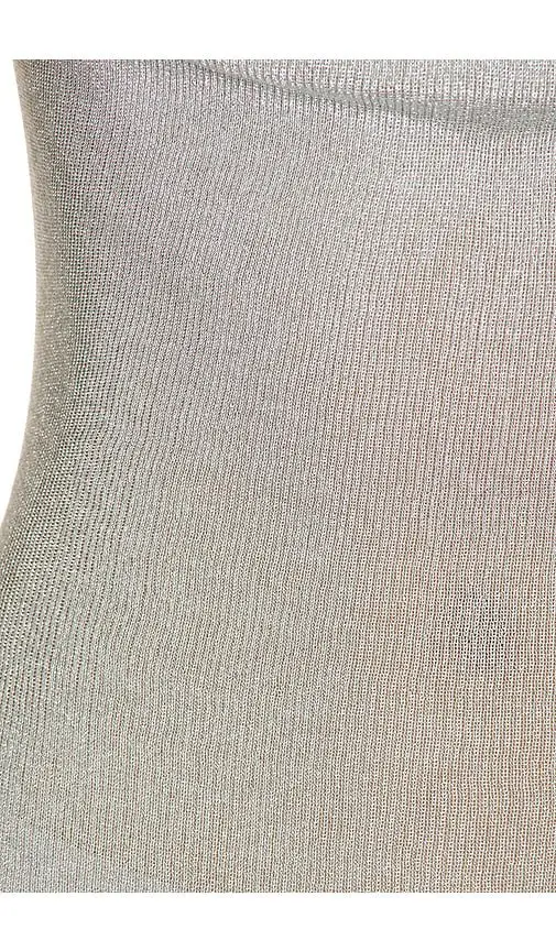 GUIZIO Elsie Cowl Neck Maxi Dress - Silver