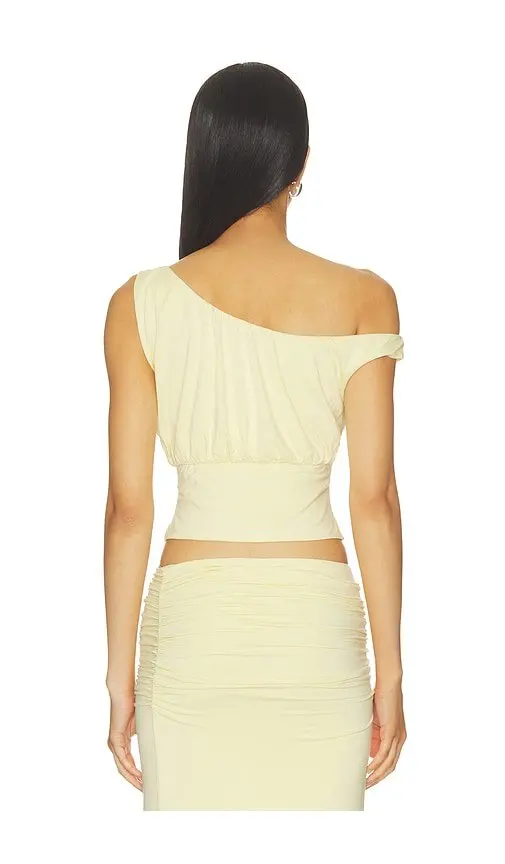 MADISON THE LABEL X Nisma Top In Yellow