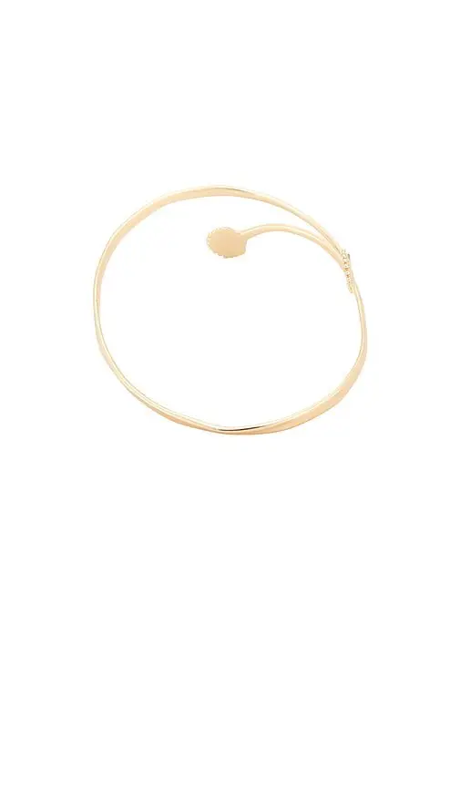 Ettika Santorini Shell Arm Cuff In Metallic