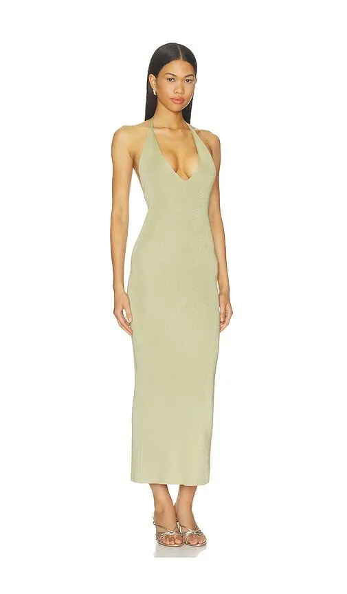 Nbd Jamy Deep V Maxi Dress