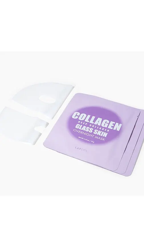 LAPCOS Deep Collagen Glass Skin Overnight Mask 4 Pack