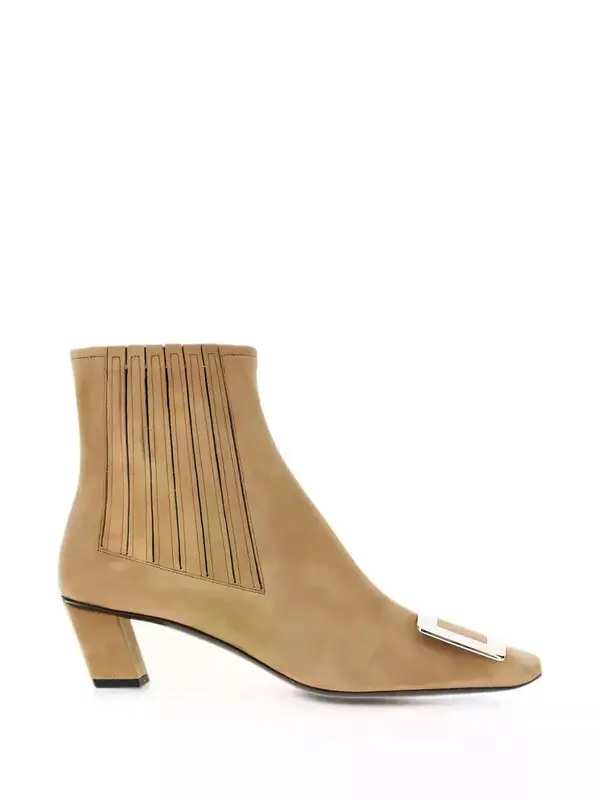 ROGER VIVIER Botines Belle Vivier De Ante Con Detalle De Hebilla | | Hn - Neutro