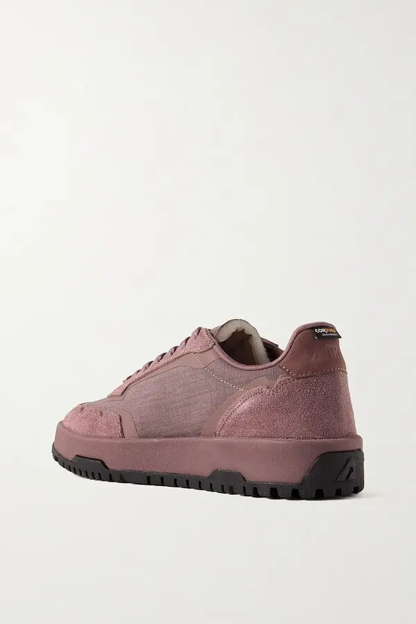 AUTRY Wildpace Suede And Cordura® Ripstop Sneakers - Lilac