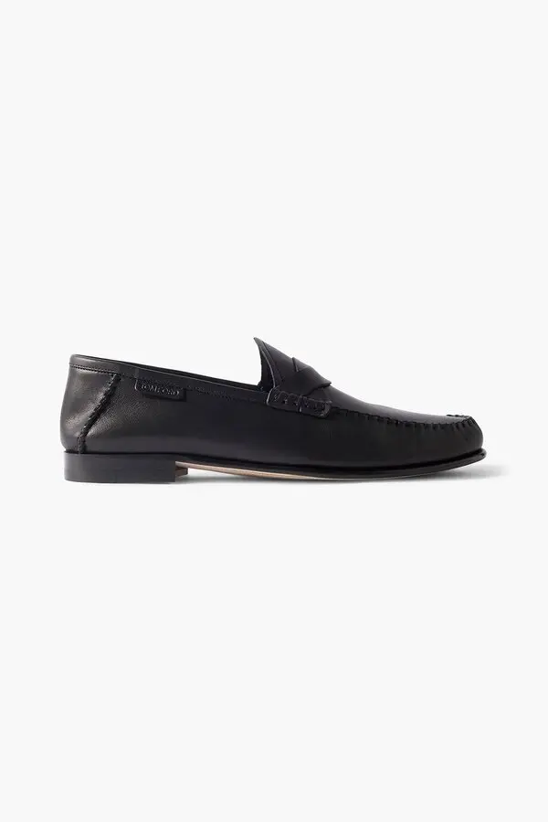 TOM FORD Ripley Leather Loafers - Black