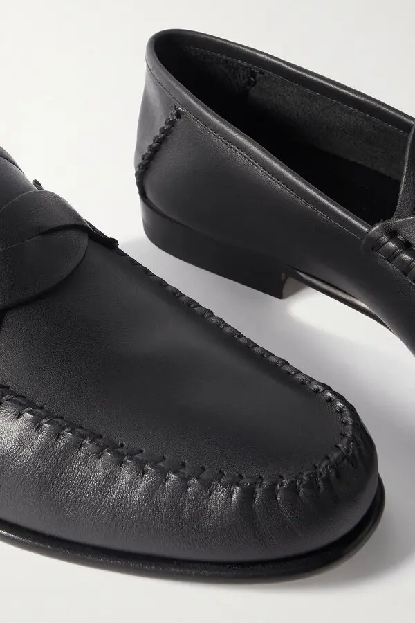 TOM FORD Ripley Leather Loafers