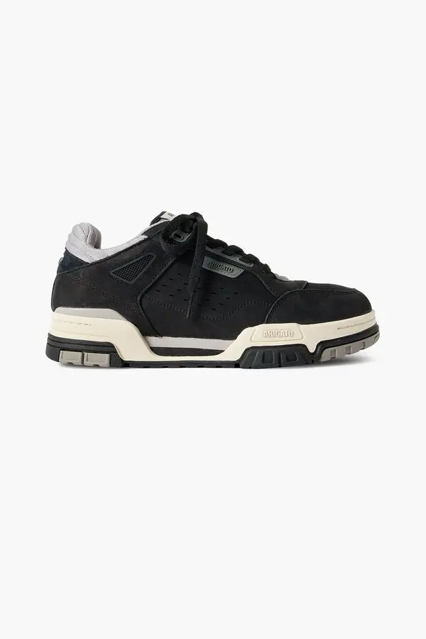 Axel Arigato Onyx Twilltrimmed Suede And Leather Sneakers - Black