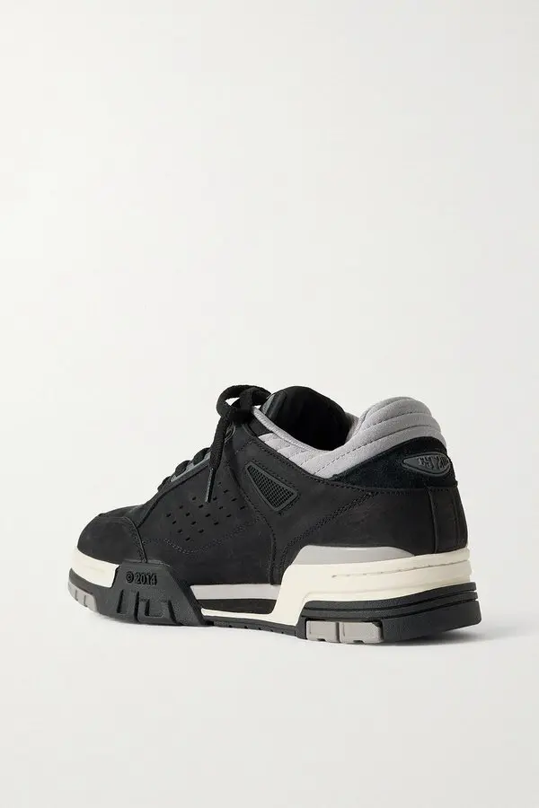 Axel Arigato Onyx Suede And Leather Sneakers