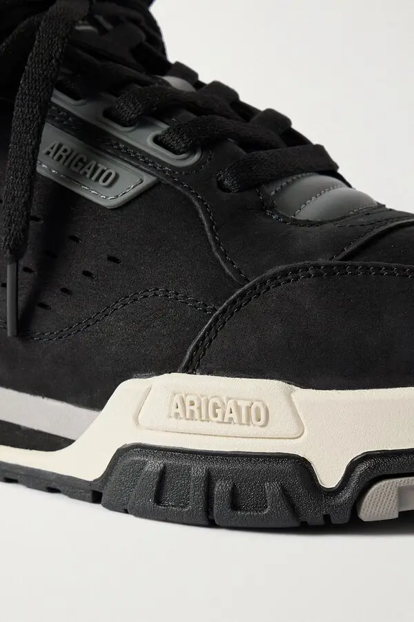 Axel Arigato Onyx Suede And Leather Sneakers