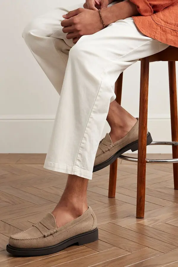 G.H. BASS & CO. Weejuns Larson Suede Penny Loafers