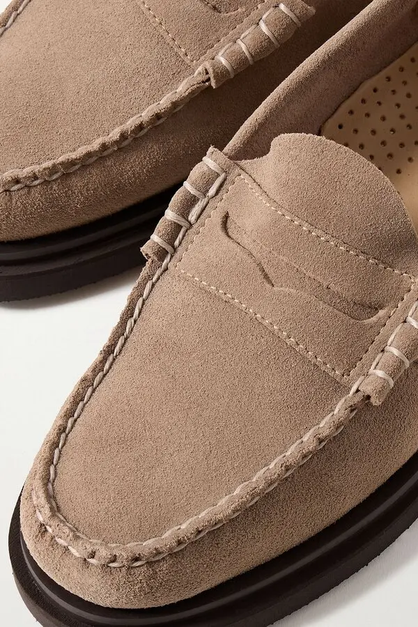 G.H. BASS & CO. Weejuns Larson Suede Penny Loafers