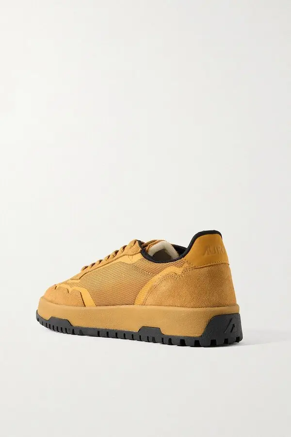 AUTRY Wildpace Nubuck And Rubbertrimmed Suede And Mesh Sneakers