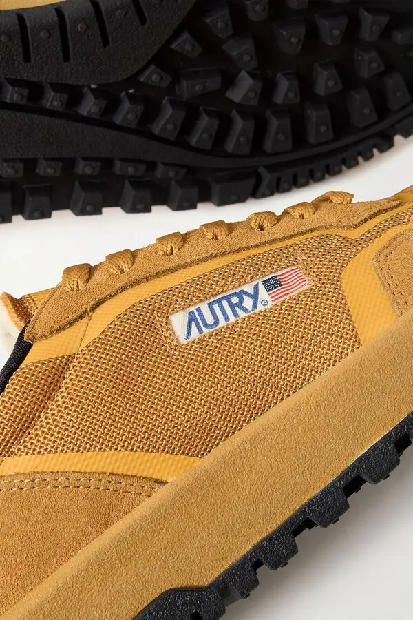 AUTRY Wildpace Nubuck And Rubbertrimmed Suede And Mesh Sneakers