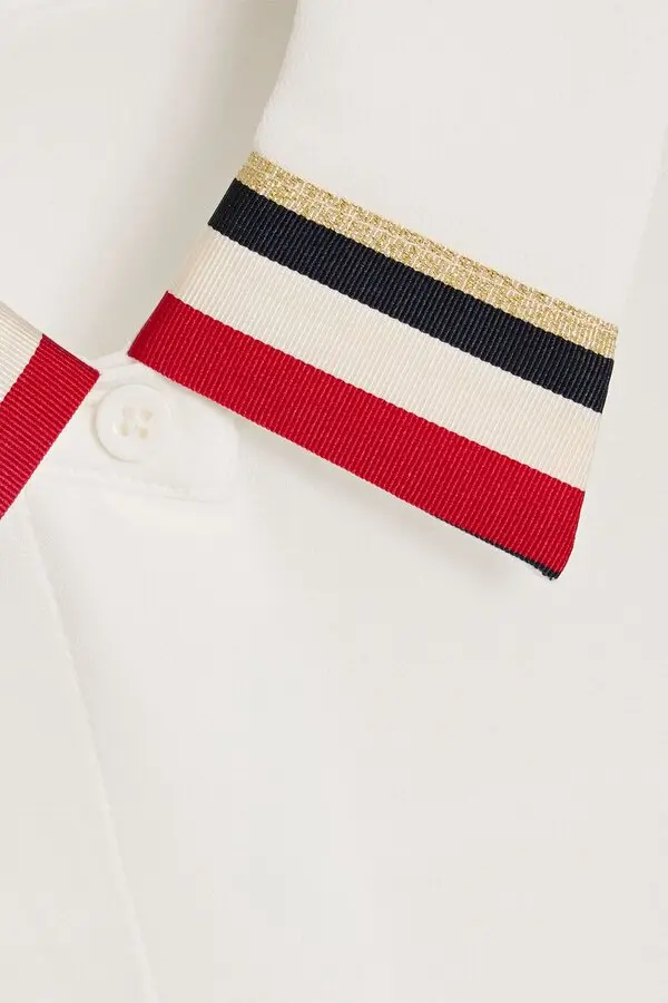 Alice + Olivia Dimitria Striped Shirt