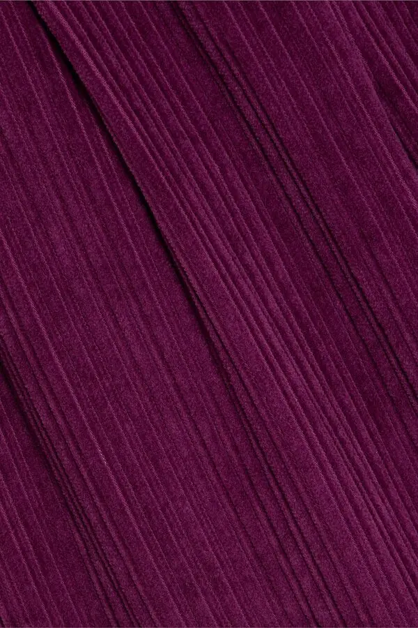 Farm Rio Pleated Corduroy Wide-leg Pants