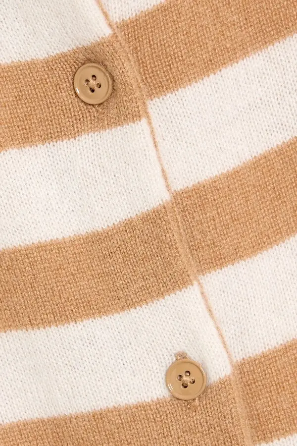 Alice + Olivia Cropped Striped Cardigan