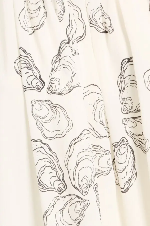 ANINE BING Santana Printed Crepe De Chine Maxi Dress