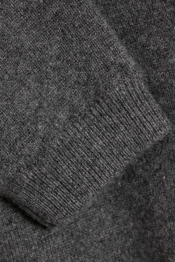 Alice + Olivia Cropped Cashmere-blend Cardigan With Ribbed Trims