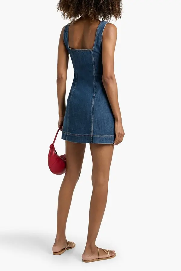 Alice + Olivia Alice Olivia Danica Denim Mini Dress