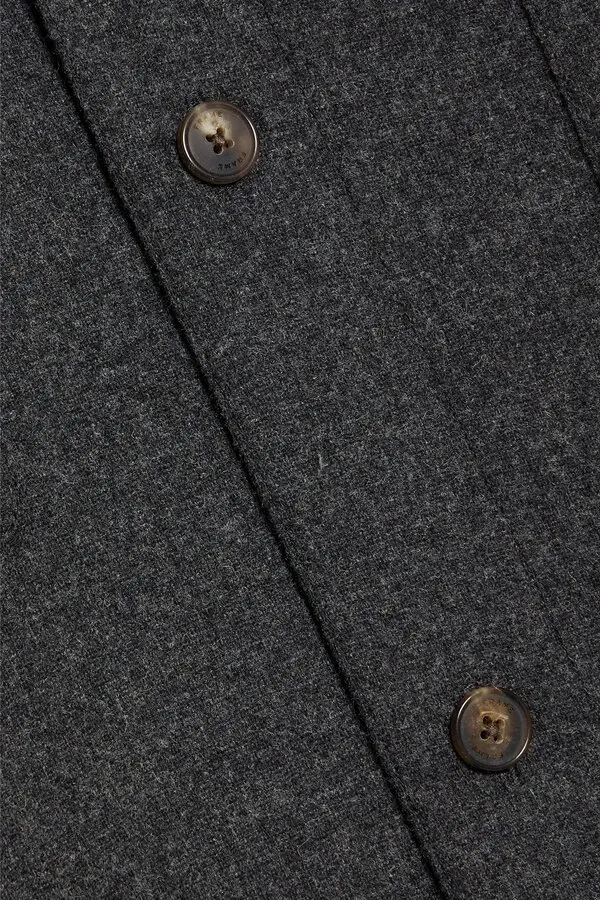 FRAME Woolblend Flannel Overshirt