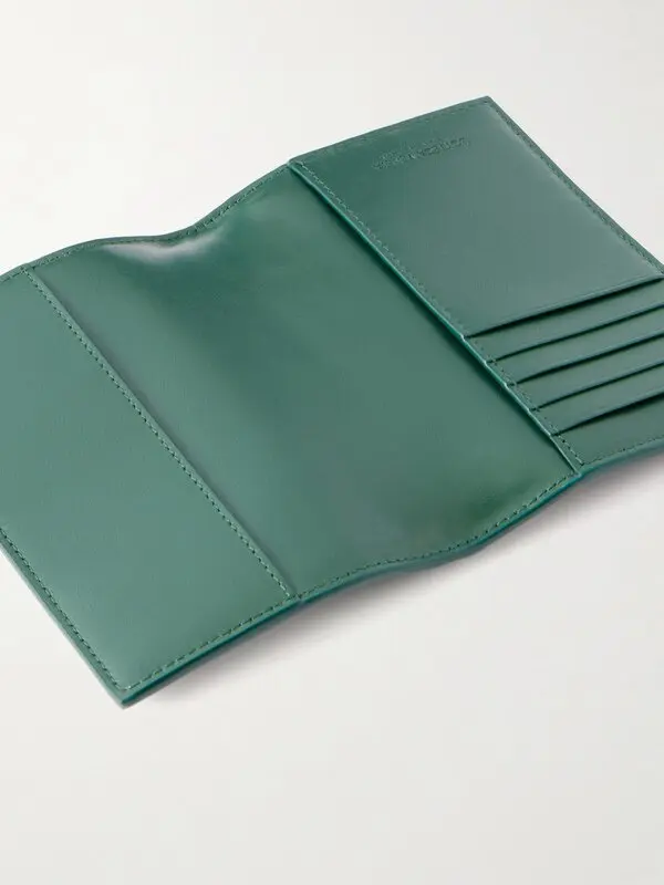 Bottega Veneta Cassette Intrecciato Leather Passport Case