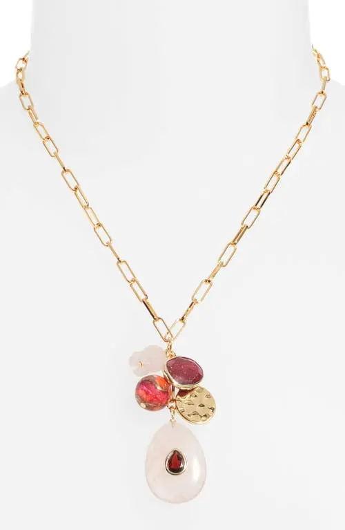 Nest Jewelry Rose Quartz Charm Necklace