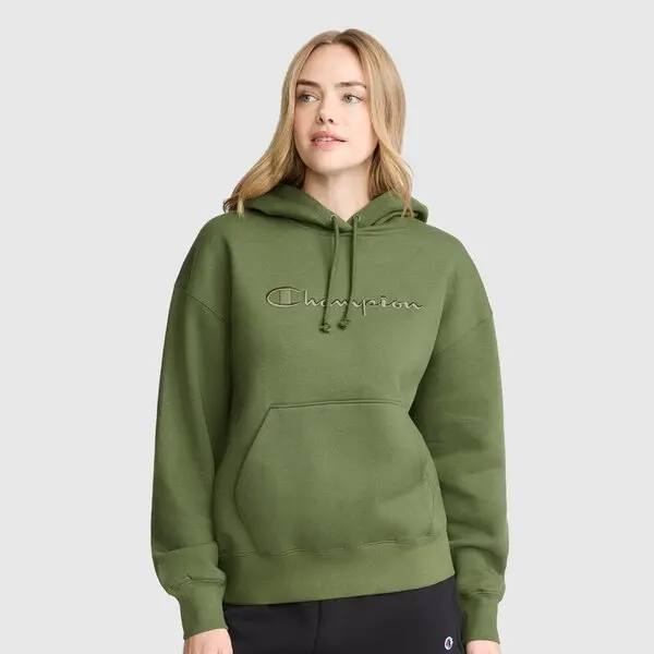 Champion Tonal Script Freshman Powerblend Hoodie
