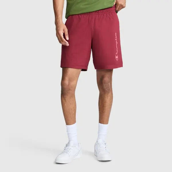 Champion 7" Jersey Script Logo Shorts