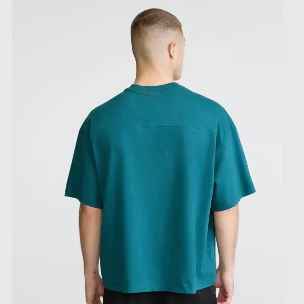 Champion Short Sleeve Boxy T-shirt, Embroidered Script Logo