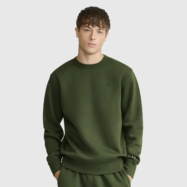 Champion Powerblend Crewneck Sweatshirt With C Logo
