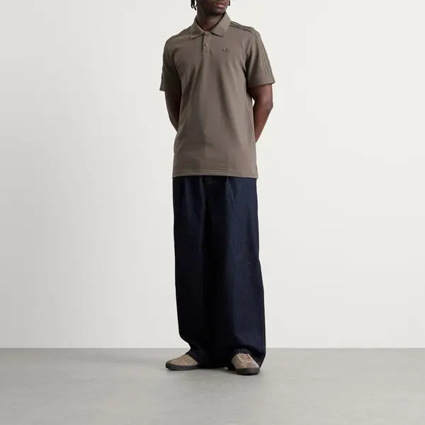 Adidas 3 Stripe Polo