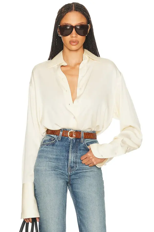 HELSA The Relaxed Silk Shirt