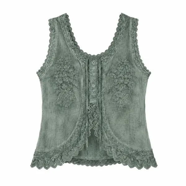 MUCHE & MUCHETTE Cannes Top - Green