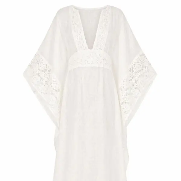 MUCHE & MUCHETTE Kanan Maxi Cover Up - White