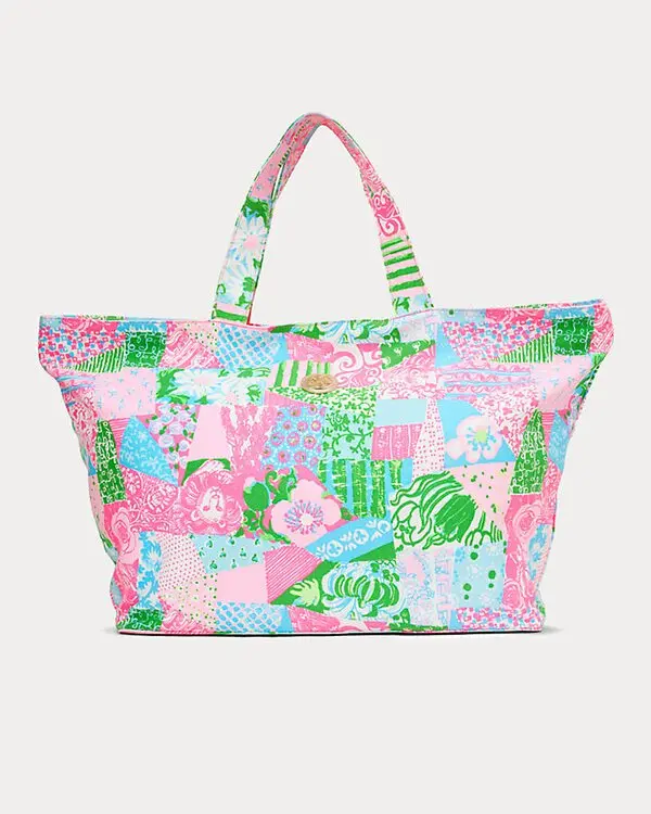 Lilly Pulitzer® Pool Tote - Multi Crazy Quilt