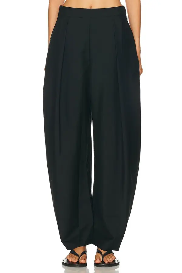 RÓHE Puck Sculptural Tailored Trouser - Black