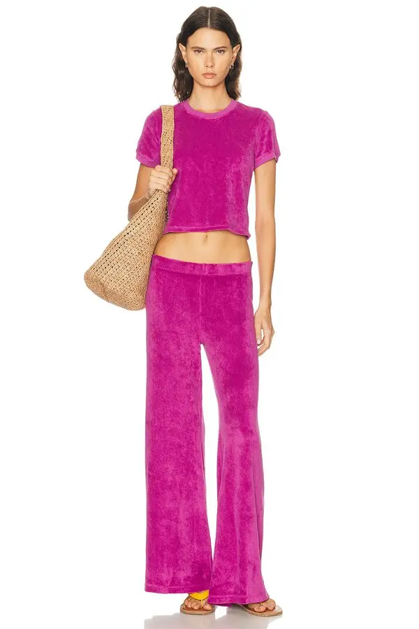 Suzie Kondi Carpi Terry Tee - Magenta