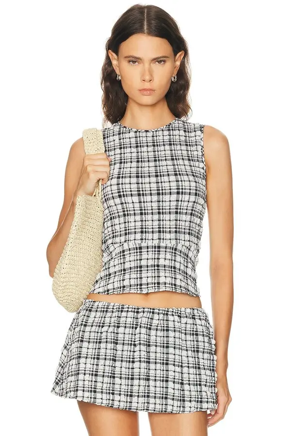 Solid & Striped The Brinley Top In Black - Noir