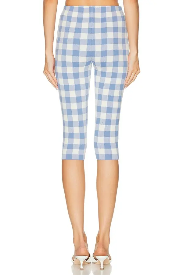SEROYA Diondra Gingham Capri Pants