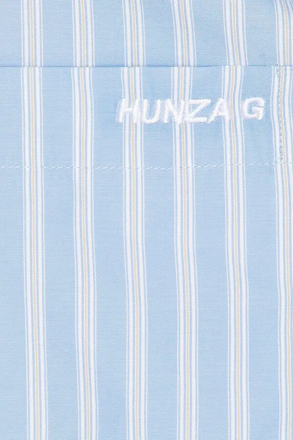 Hunza G Stripe Top - Cornflower
