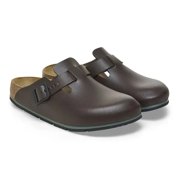 BIRKENSTOCK Boston Pro Natural Leather - Soft Java