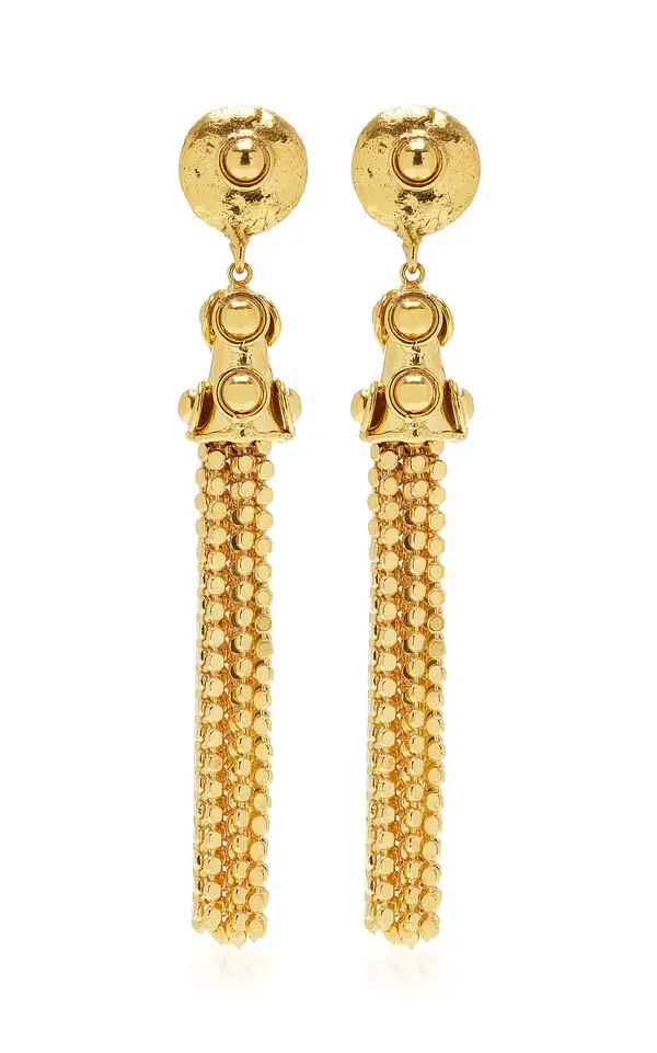 Sylvia Toledano Glo Tasseled Earrings - Gold