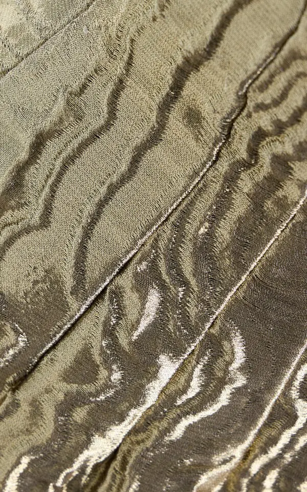 Simkhai Darcie Metallic Taffeta Mini Dress